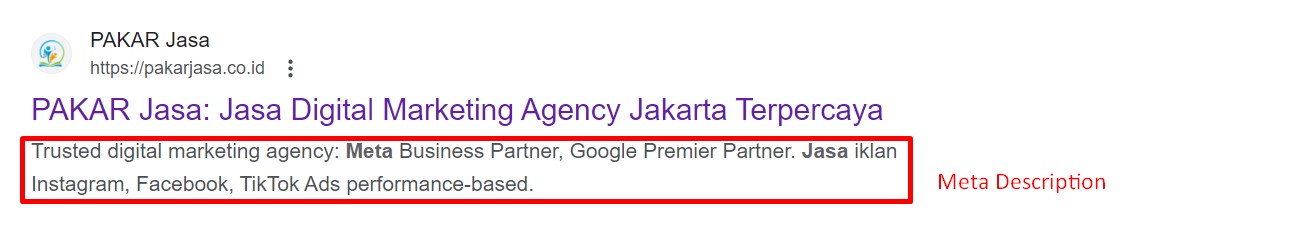 Fungsi Meta Description Dalam Optimasi SEO - PAKAR Jasa